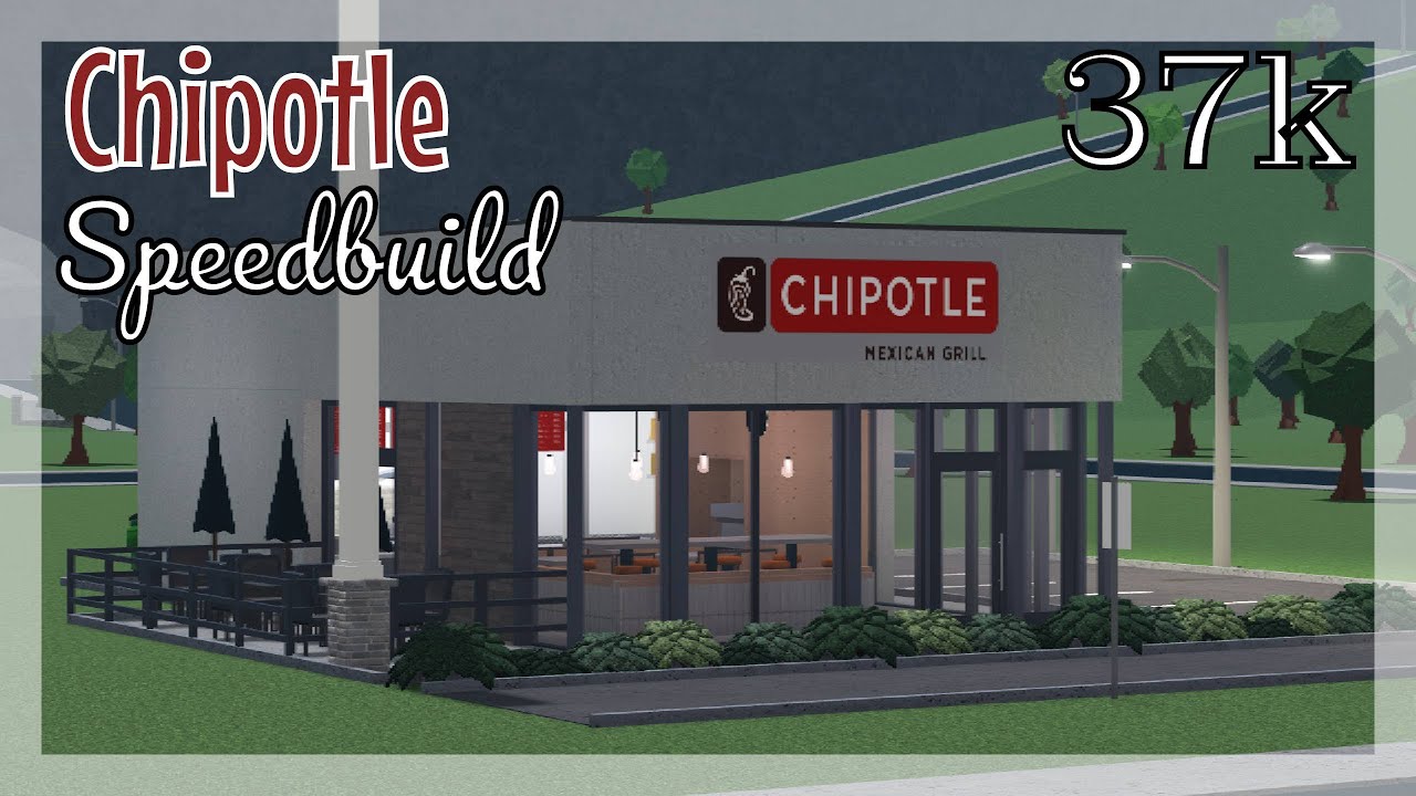 Chipotle Speedbuild {Part 1} (37k) | Bloxburg - YouTube