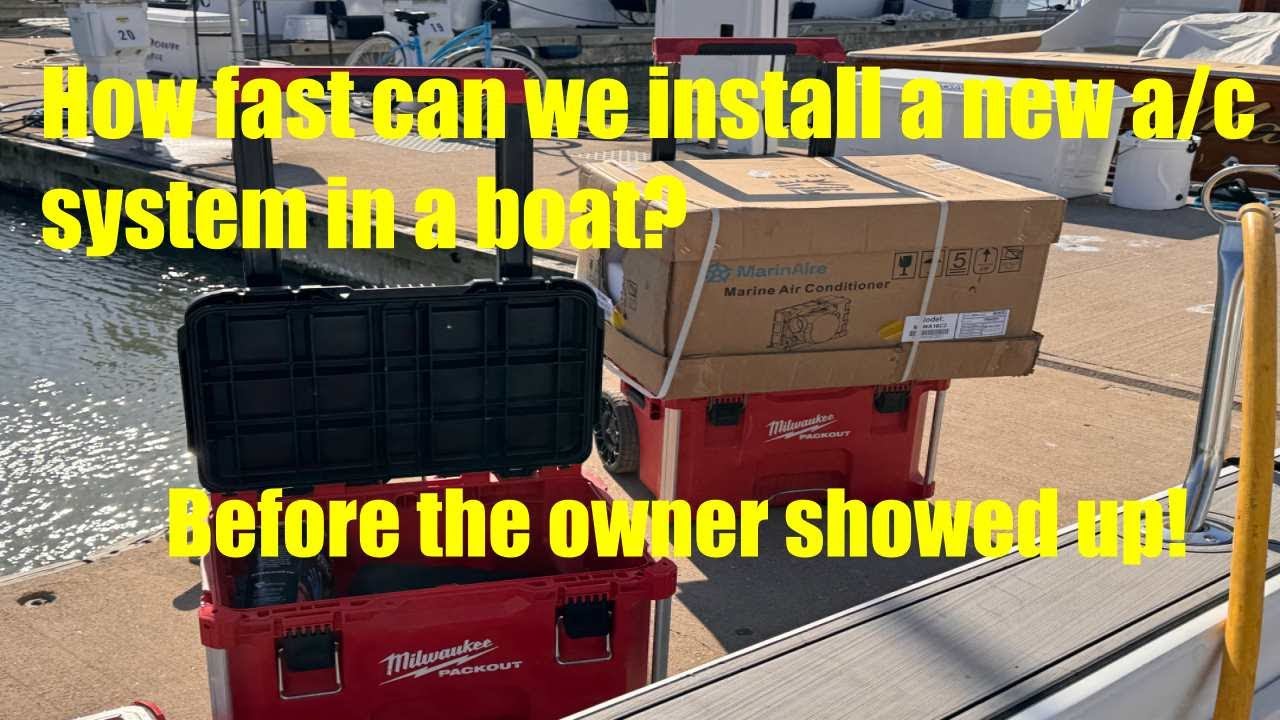 How fast can we install an air conditioning system - YouTube