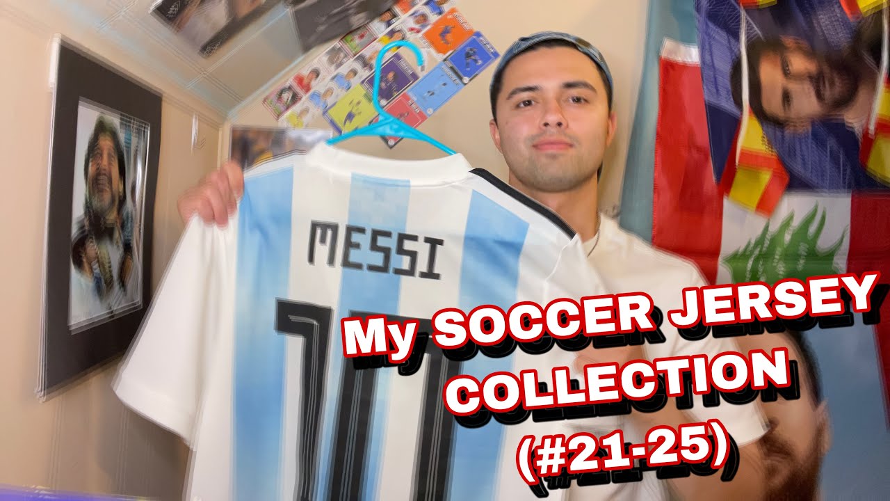 My SOCCER JERSEY Collection (#21-25) – Soccer Jersey Showcase Episode 9 ...