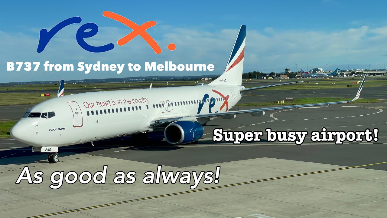 Trip Report | REX Regional Express (Economy) | B737-800 | Sydney (SYD ...