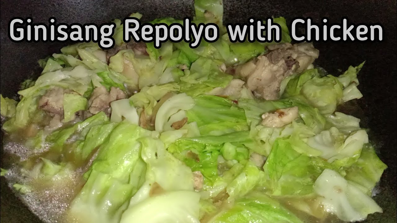 GINISANG REPOLYO WITH CHICKEN |EASY ULAM - YouTube