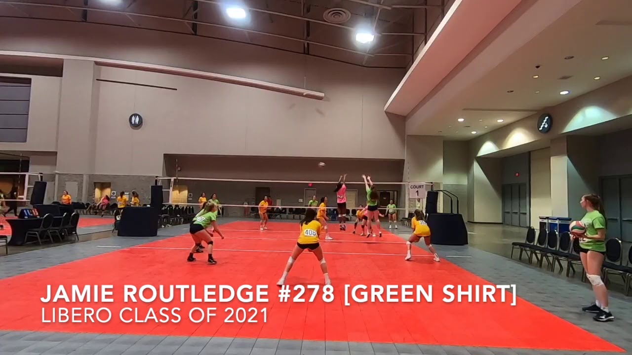 Jamie Routledge #278 Libero Class of 2021 - YouTube