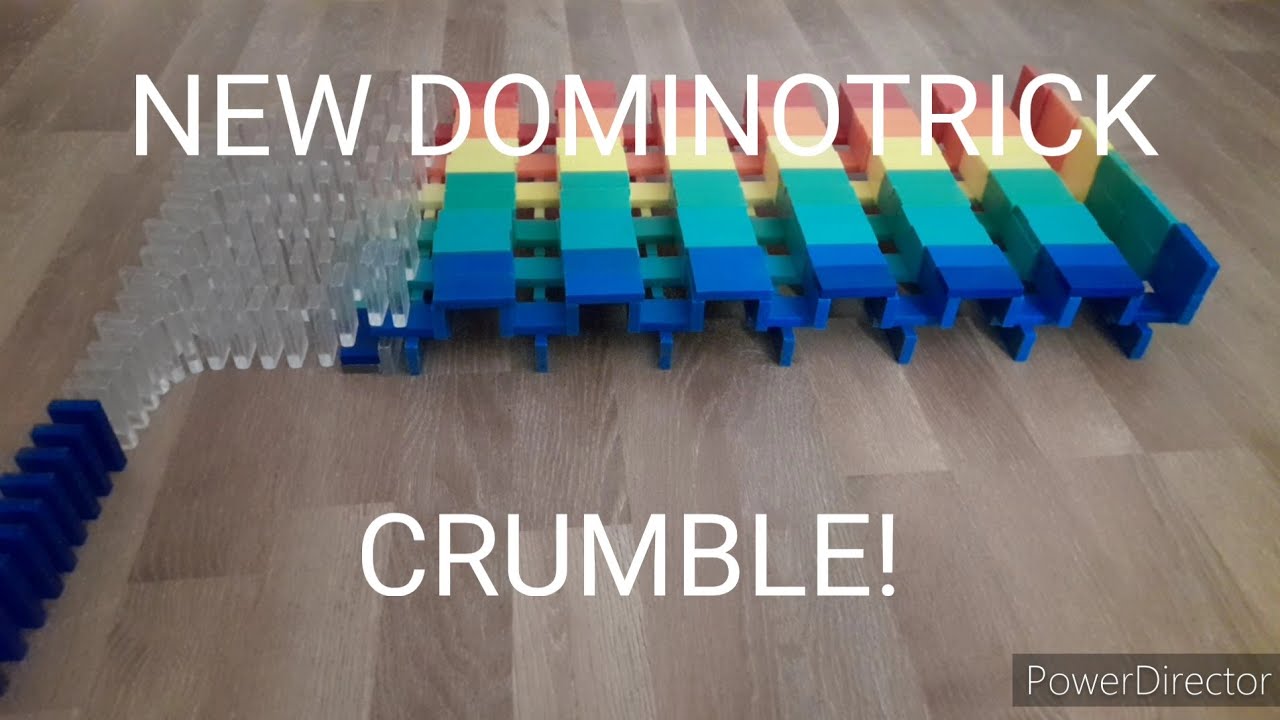 New Domino Trick: Crumble! +tutorial - YouTube