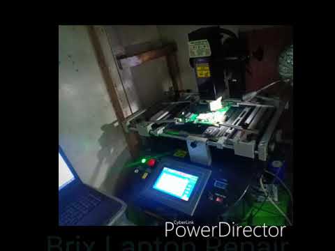 MSI CX41 Garbage Display Problem Reballing GPU Solved - YouTube