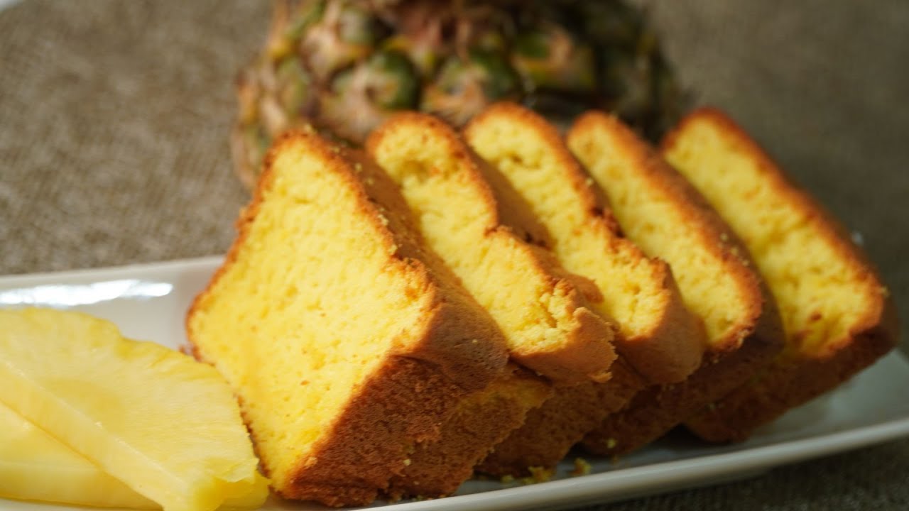 Pineapple Cake │Pineapple Sponge Cake│Super Moist Pineapple Cake - YouTube