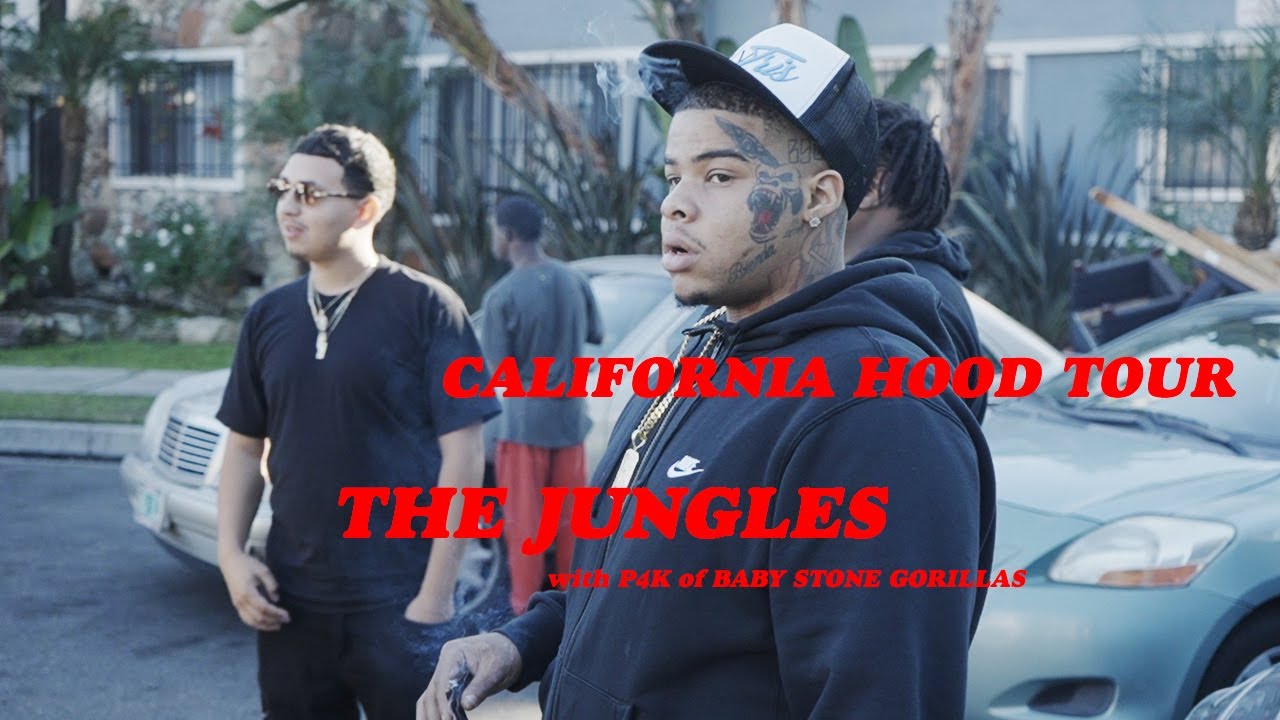 CALIFORNIA HOOD TOUR: THE JUNGLES of LOS ANGELES (with P4K of BABY ...