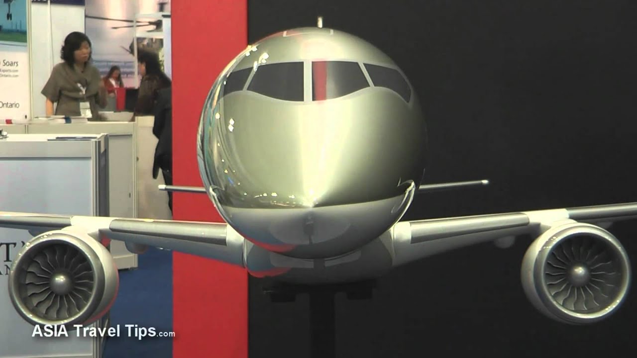 MRJ90 Model and Interior Display - HD - YouTube