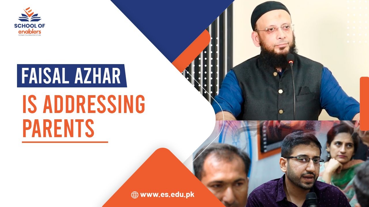 Faisal Azhar is addressing Parents at SOE Canal Side Campus - Open ...