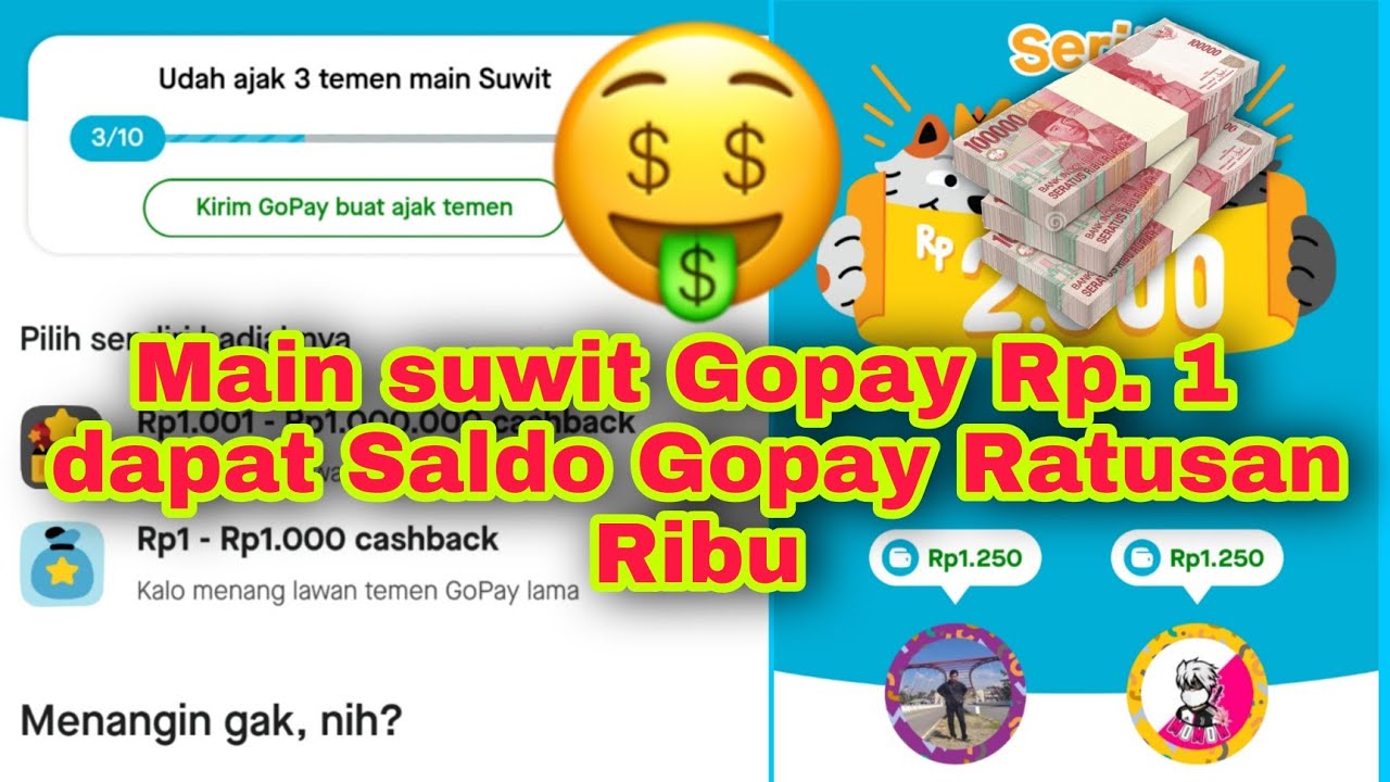 Event Gopay Main Suwit Dapat Cashback - YouTube