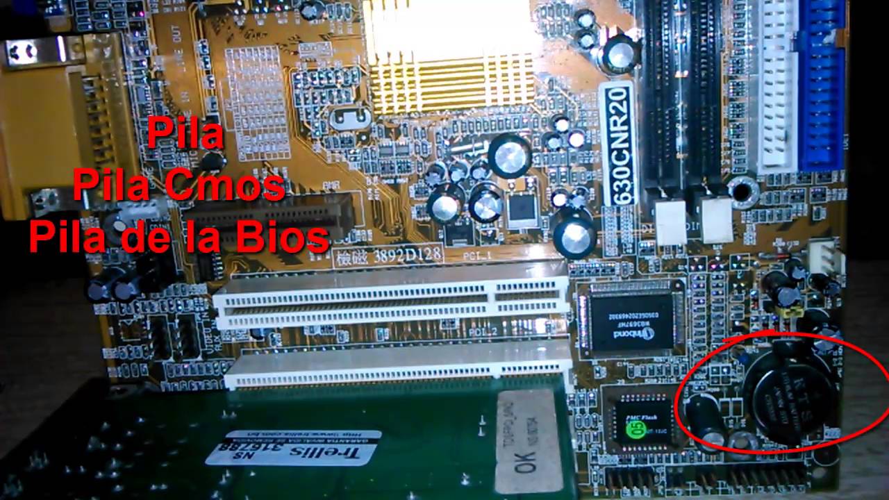 Curso de Reparacion Pc 2 [Pila Bios ] - YouTube