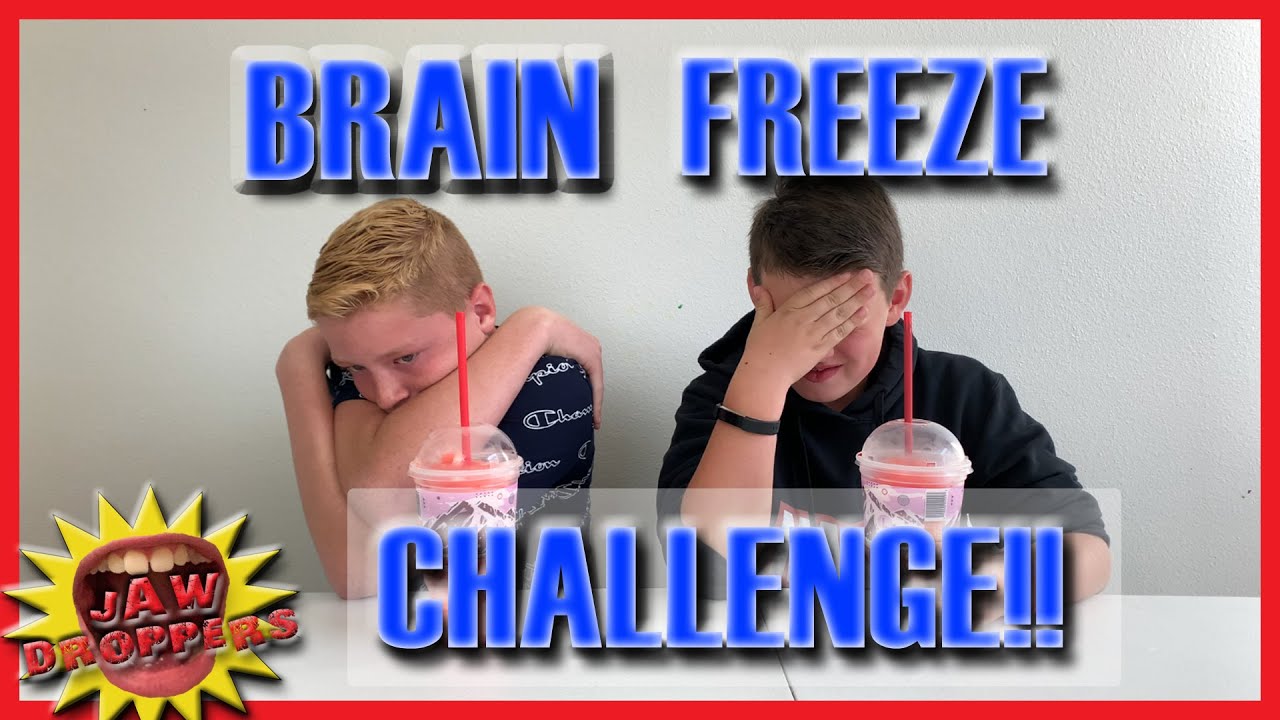 Brain FREEZE challenge!! - YouTube