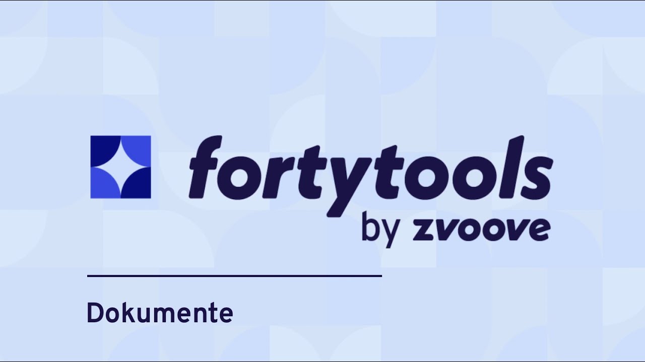 Dokumente in fortytools - Video Tutorial - YouTube