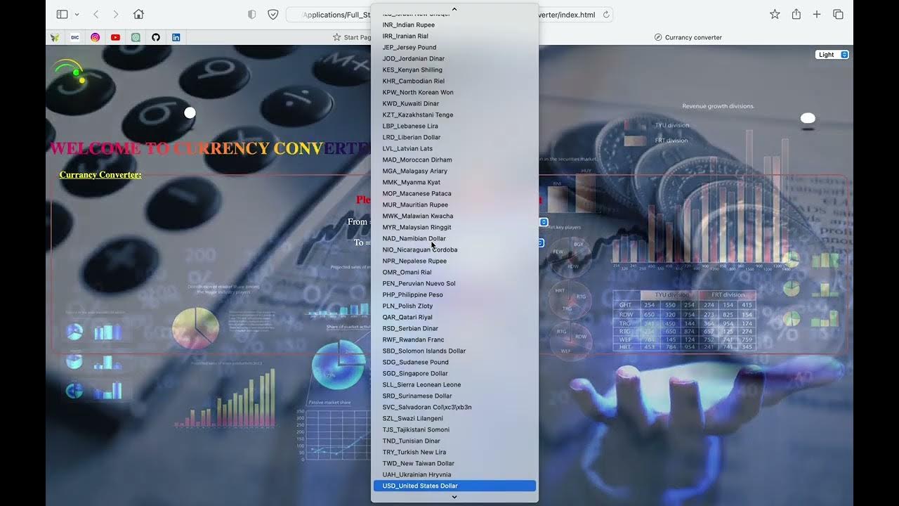Currency_Converter | HTML | CSS | Js - YouTube