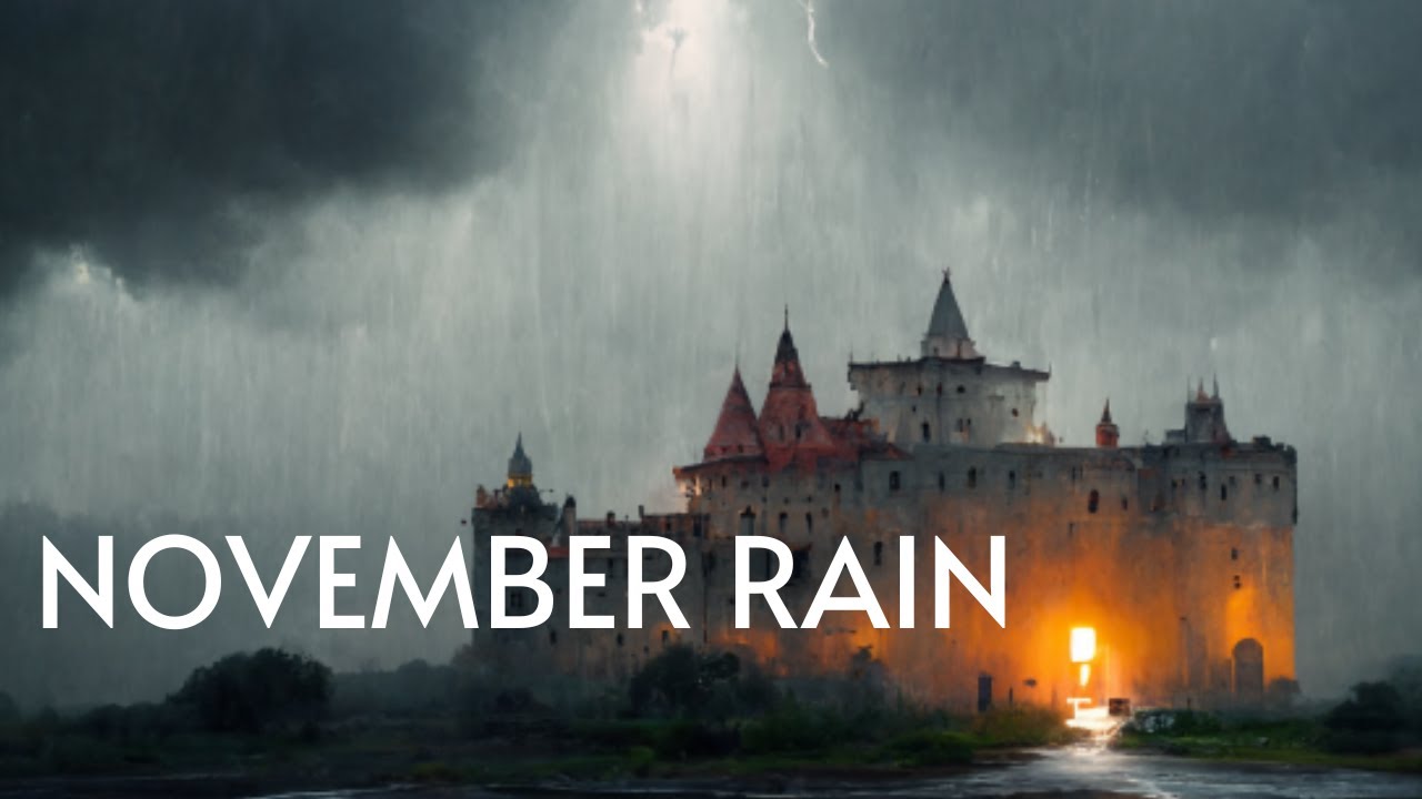 November Rain | Guns N' Roses | Lyric Video with AI Generated Images ...