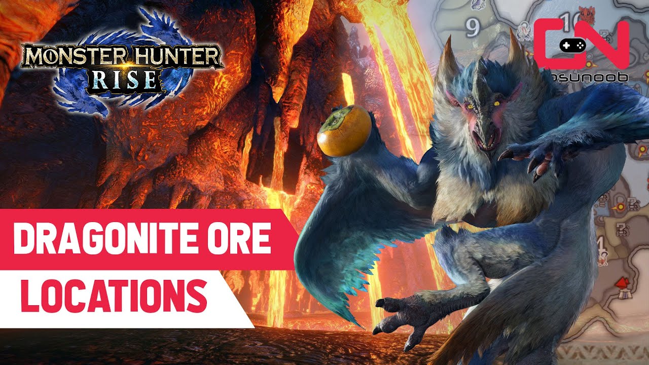 Dragonite Ore Locations Monster Hunter Rise Material Farming - YouTube