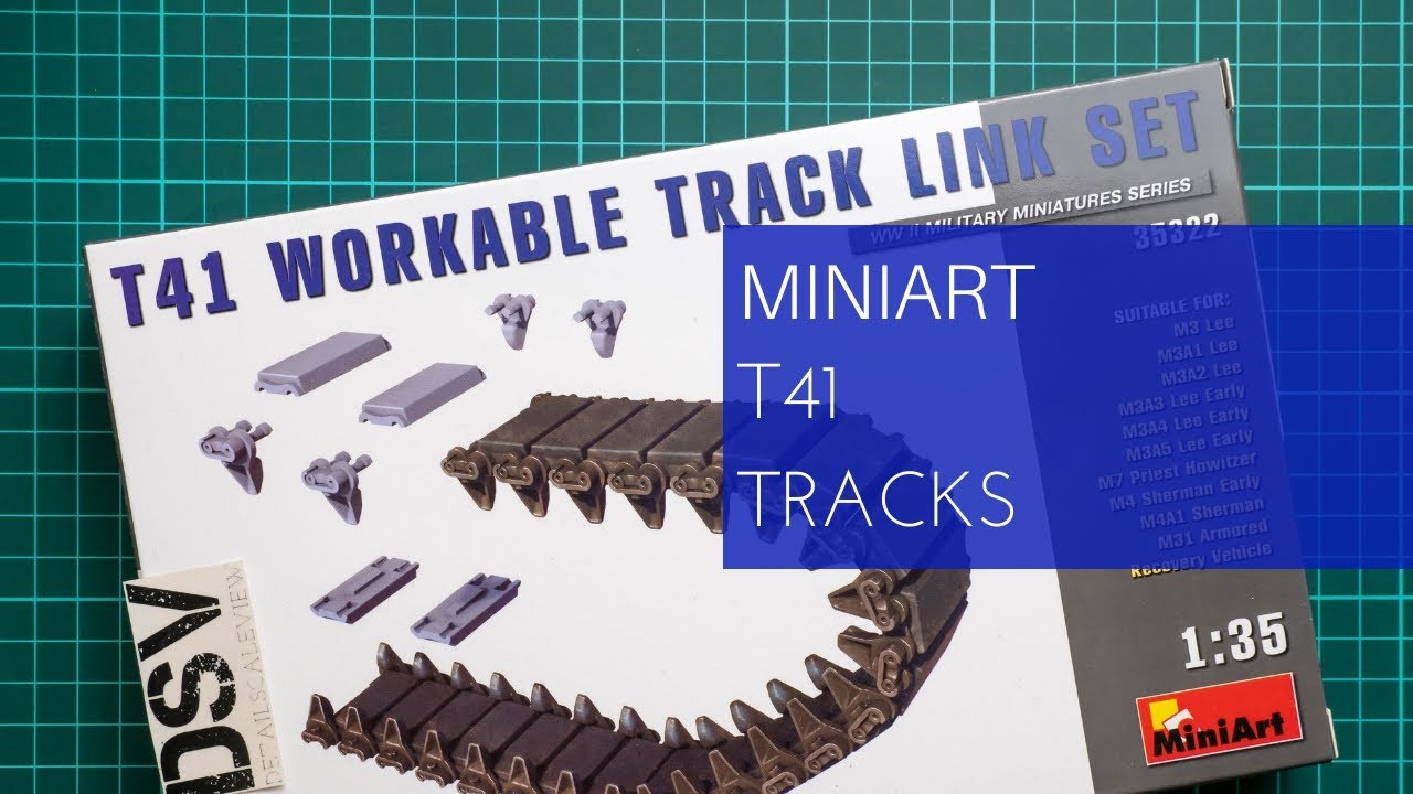 Miniart 1/35 T41 Workable Tracks (35322) Review - YouTube