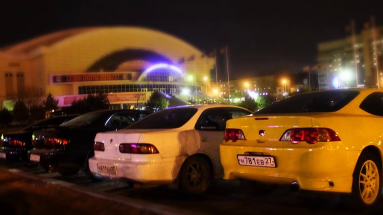 Integra Civic Kanjo style meet Khabarovsk - YouTube