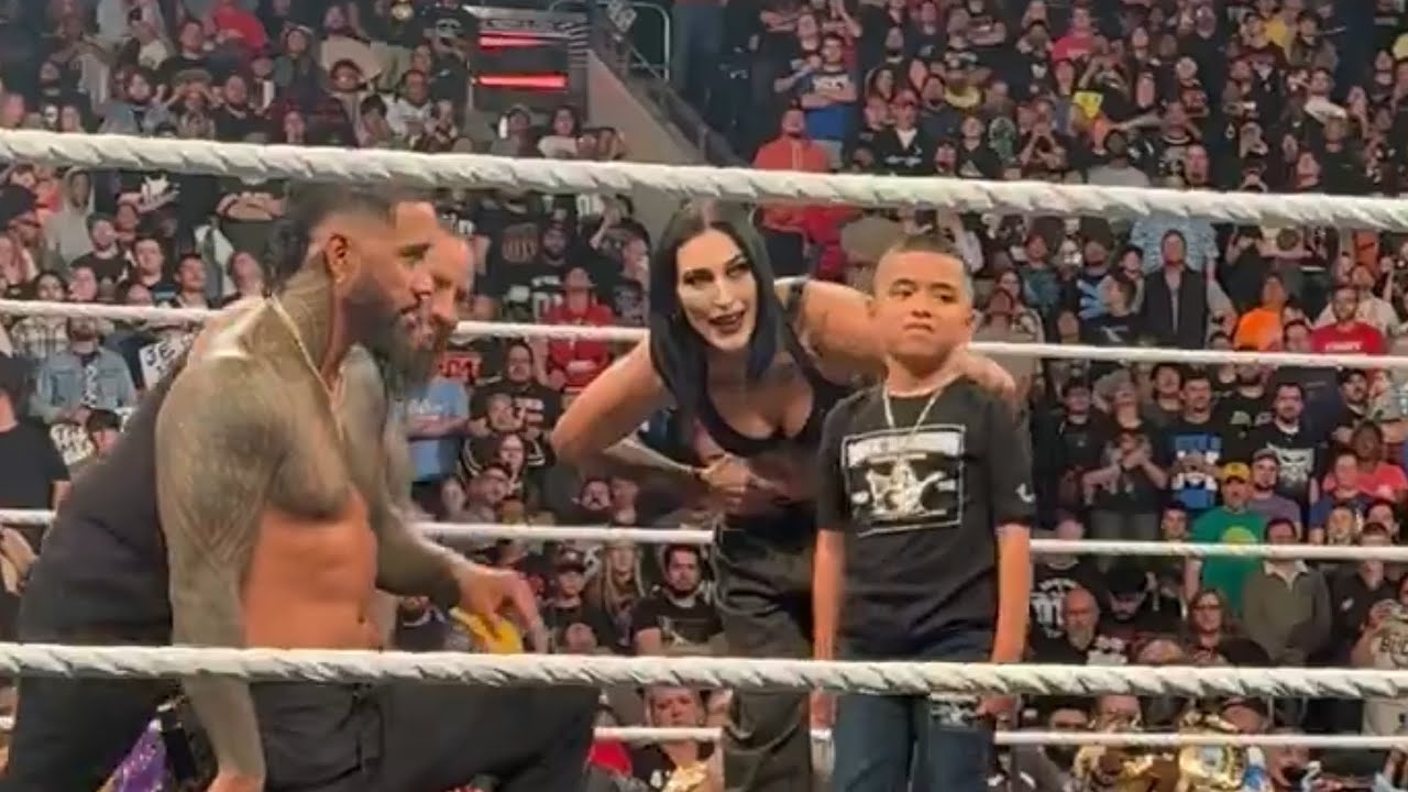 Rhea Ripley & Jey Uso, Jimmy Uso Fun With Kid & Yeet Together At WWE ...