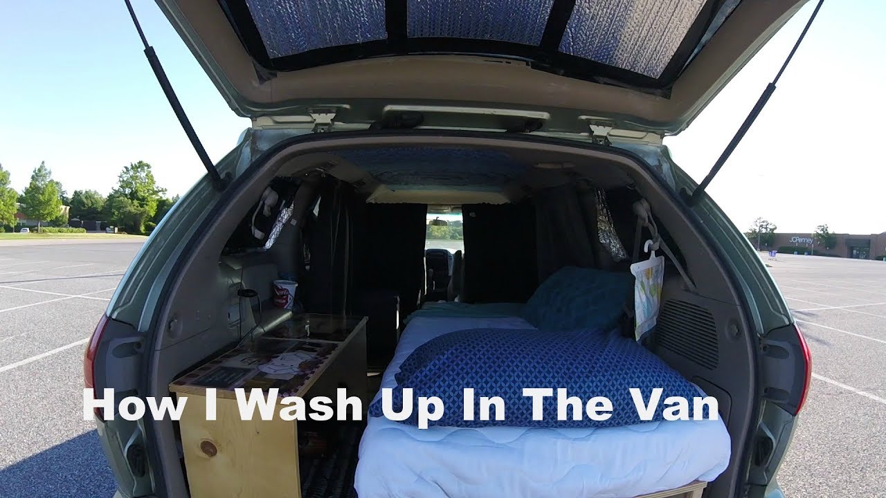 Van Life Chronicles: How I Wash Up In The Van - YouTube