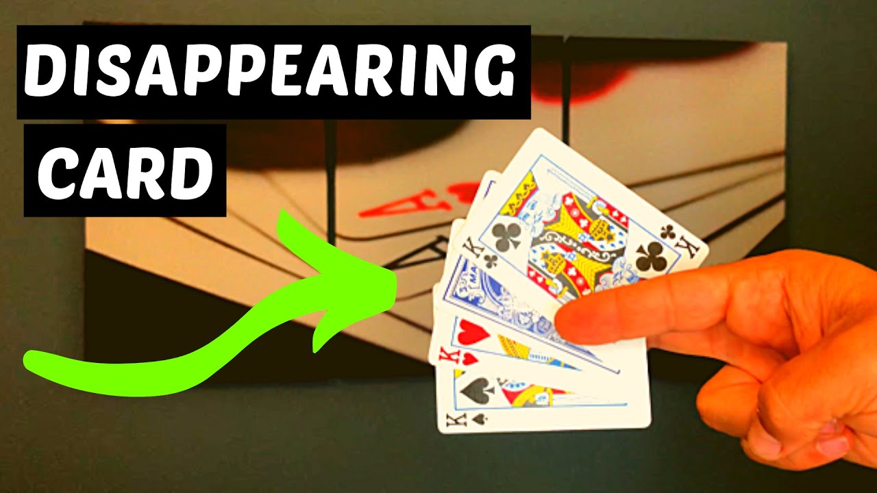 DISAPPEARING CARD - (Tutorial) - YouTube