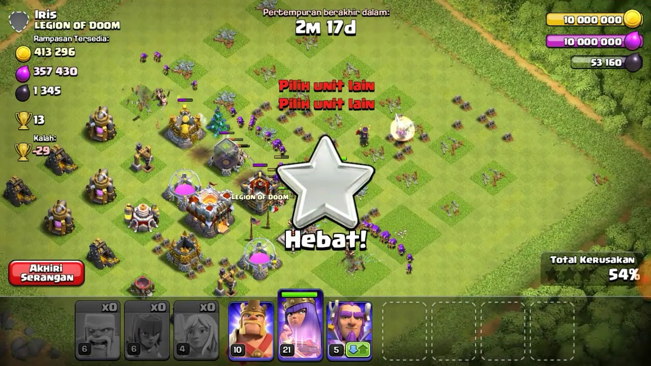 PERAMPOKAN SADIS 600K ELIXIR DAN GOLD GAME COC - YouTube
