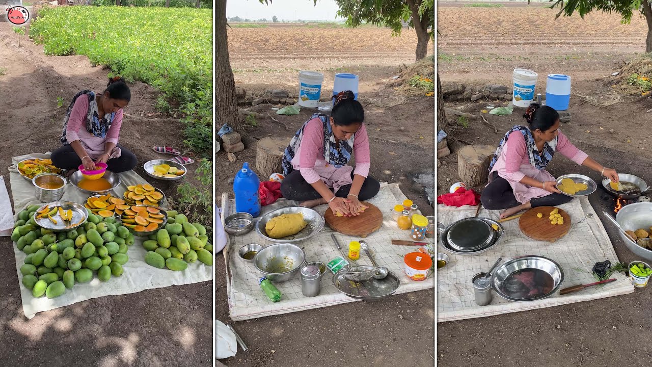 Ras Puri - Traditional Gujarati dish - Mango Ras #raspuri #mango # ...