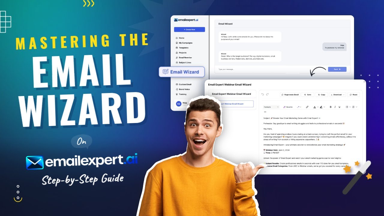 Mastering the Email Wizard on Email Expert A.I. – Step-by-Step Guide ...