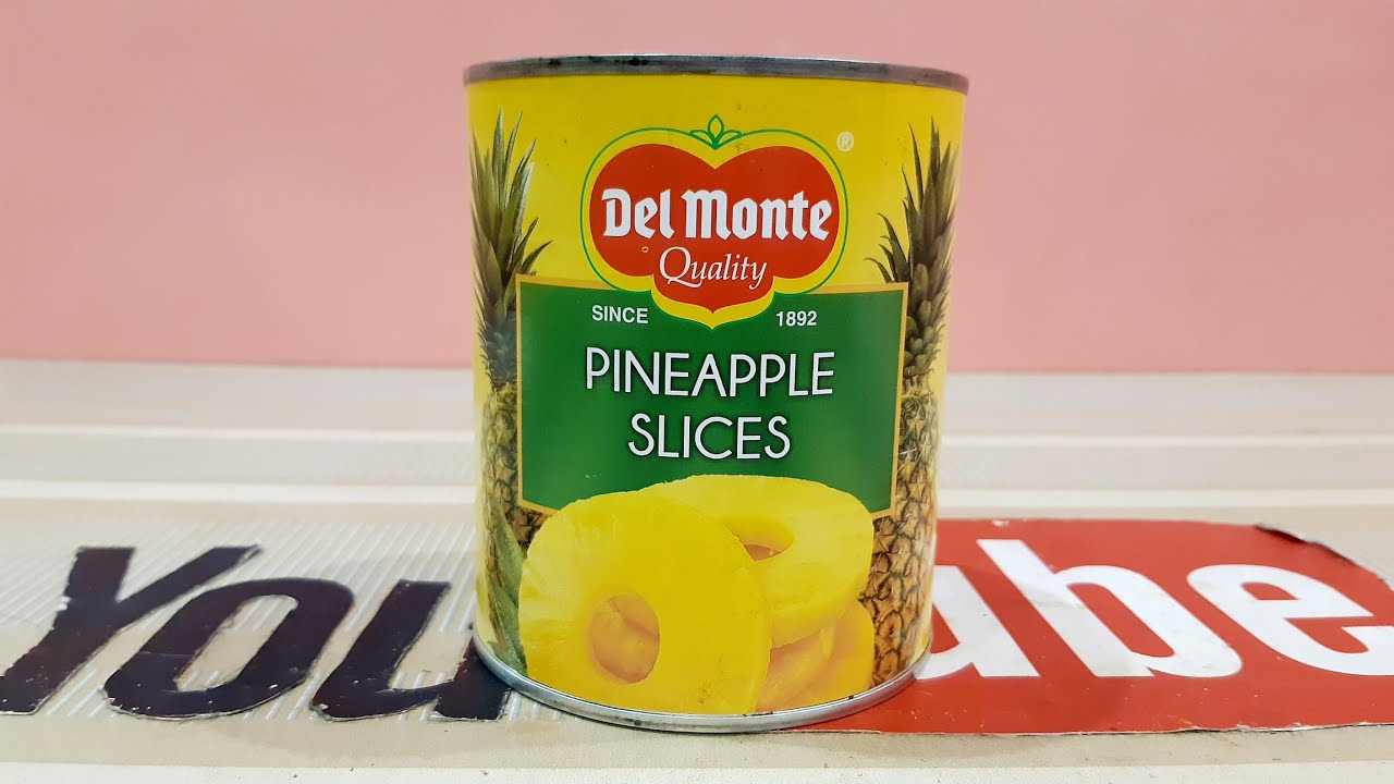 Del Monte Pineapple Slices Unboxing & Review #delmonte #pineapple - YouTube