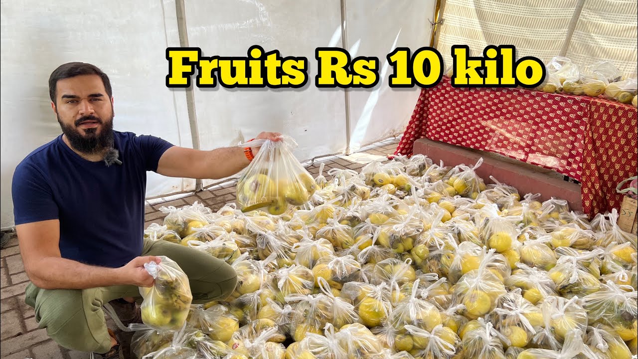 Karachi me fruits sirf Rs 10 kilo | Mustafa Hanif Trust - YouTube