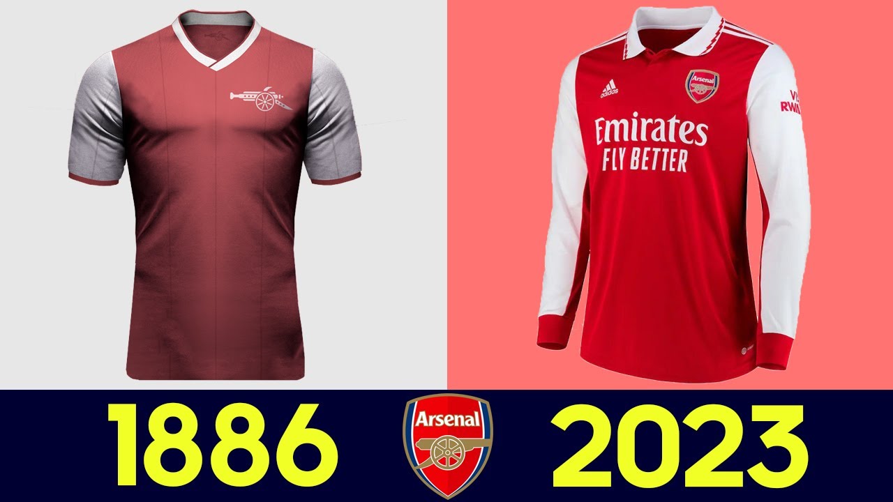 Arsenal Mez történelem (mezek története) 2022 | Az Arsenal Kit ...
