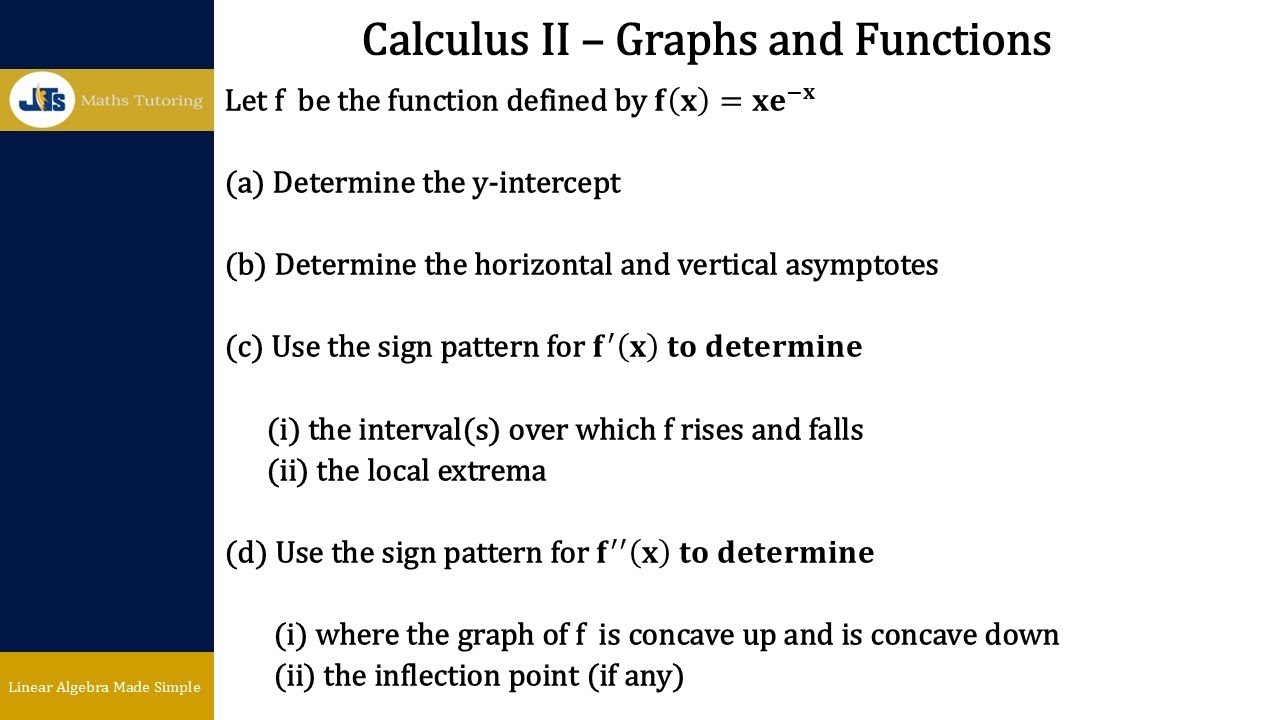 Graphs and Functions Example 1 - YouTube