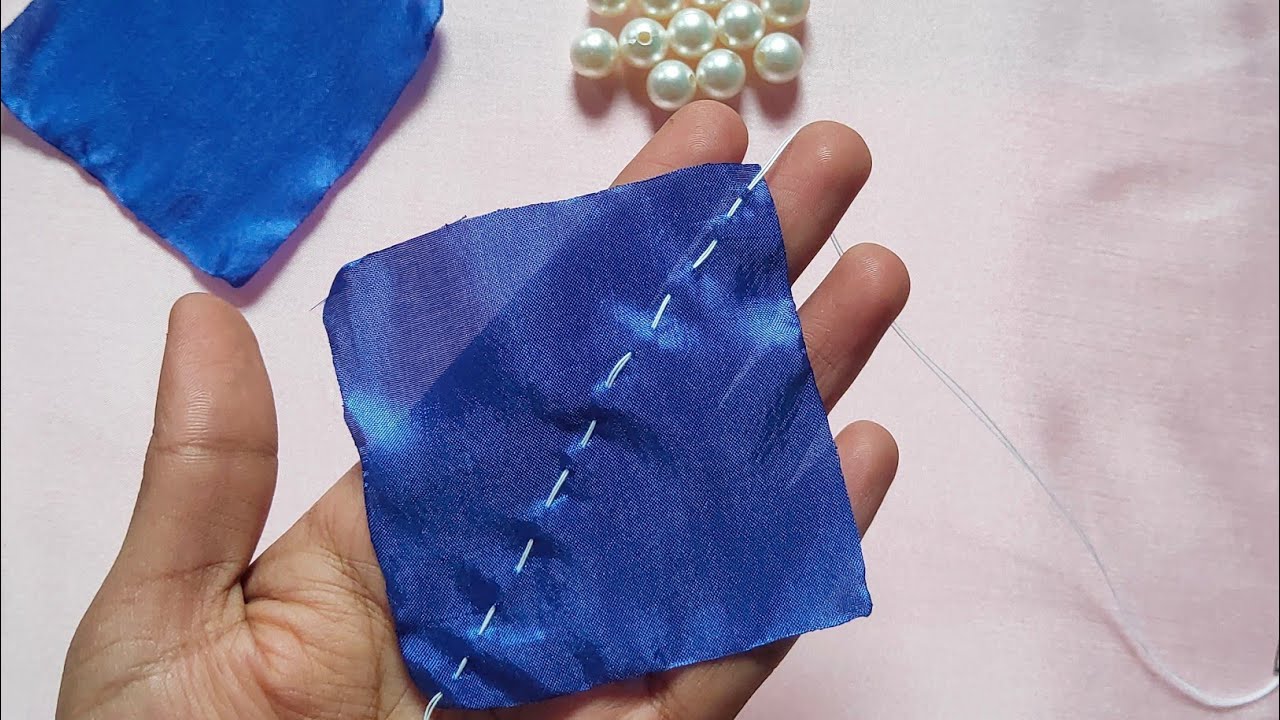 How to Make Fabric Flowers | cloth flower | waste clothes ideas flowers ...