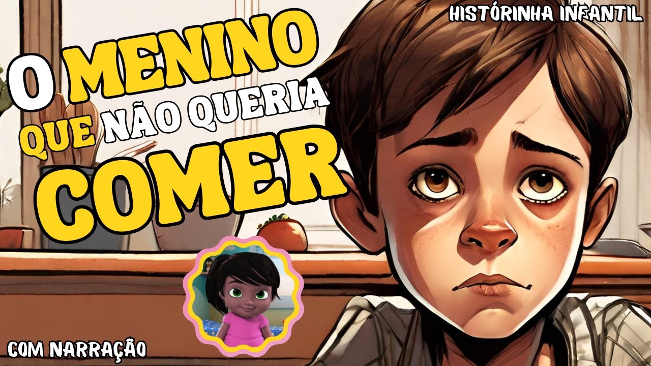 Historinha infantil | O menino que não queria comer | Historia infantil ...