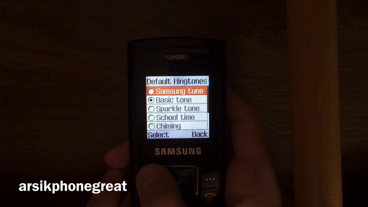 Samsung SGH-C160 - Changed - YouTube