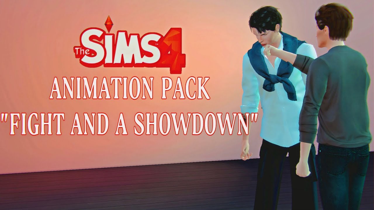 Animation pack sims 4/Animation "Fight and a showdown" (DOWNLOAD) - YouTube