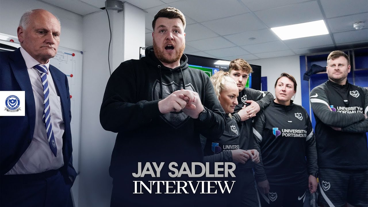 "It's A Monumental Moment" 💙 | Jay Sadler Talks Pompey Women - YouTube