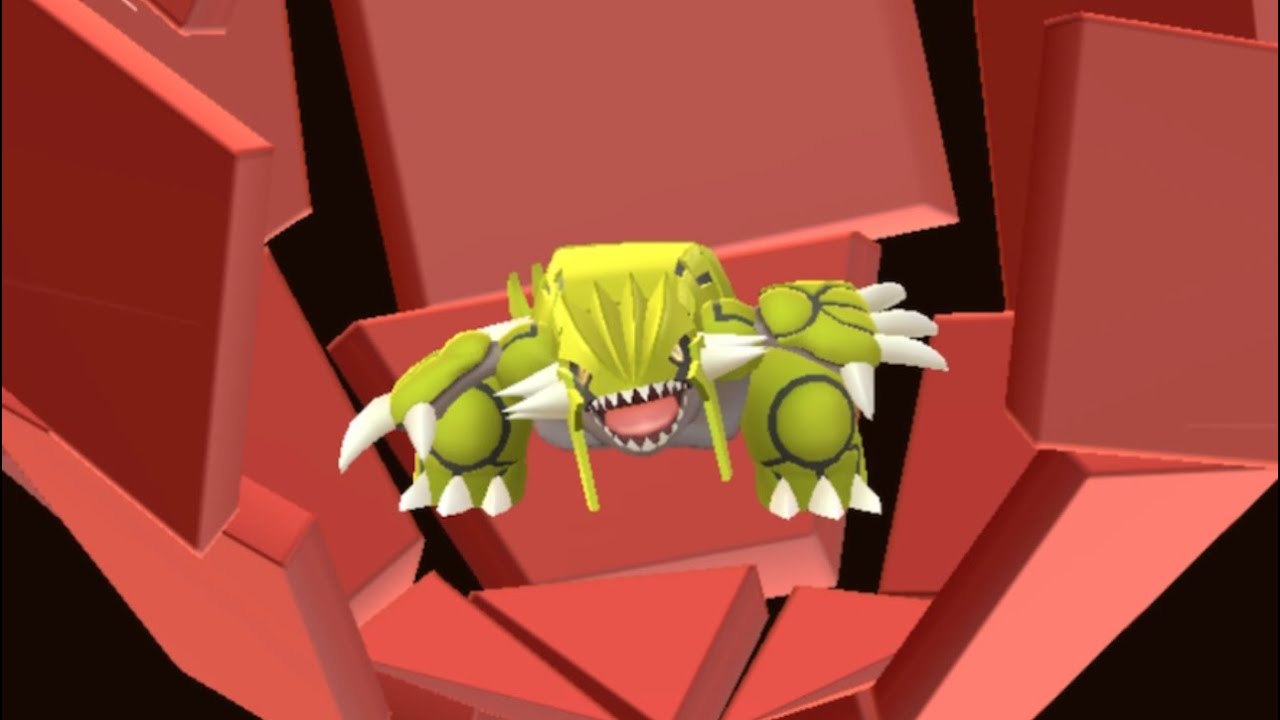 Shiny Groudon Evolving Into A Mega Groudon | Pokemon Go - YouTube