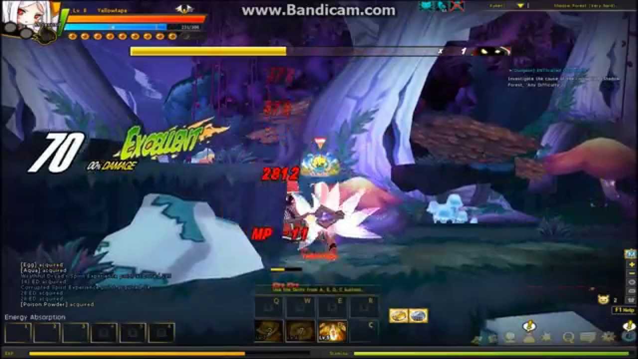 Elsword - Ara - Shadow Forest Run - YouTube