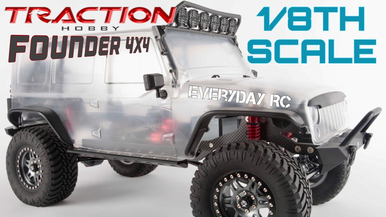 TRACTION HOBBY 1/8TH FOUNDER 4X4 (NEW ADDITION) - YouTube