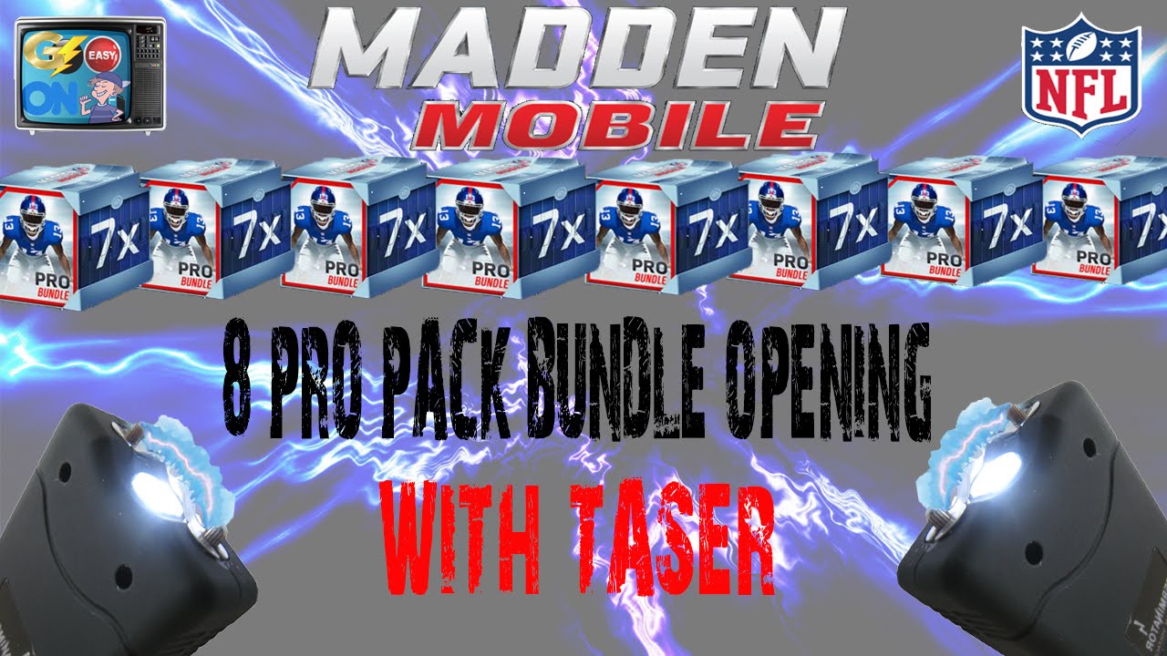 8 Pro pack Bundles & Extras Opening W/ Taser?!?! - YouTube