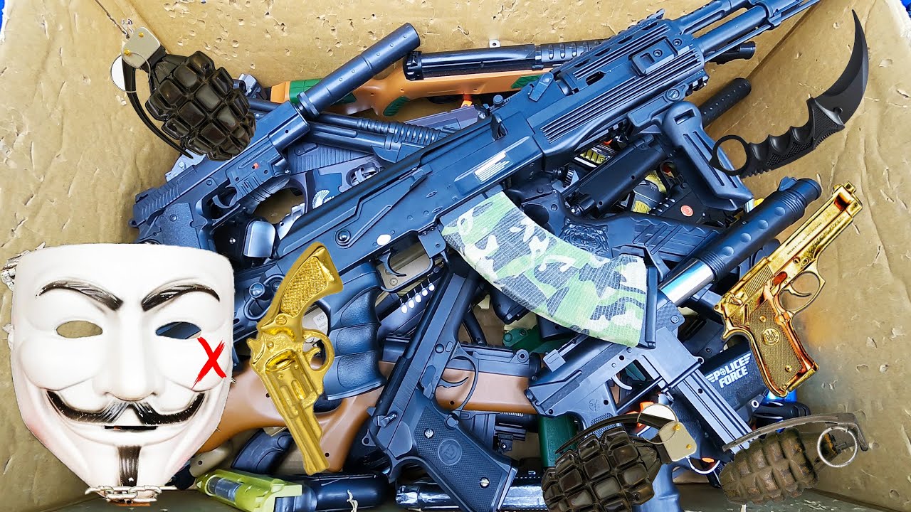 Hacker Weapon Box - Realistic Rifle - Weapon Box with Airsoft Gun Shot ...
