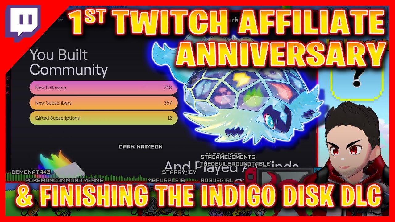 1st Twitch Affiliate Anniversary - Twitch Recap and finishing The ...