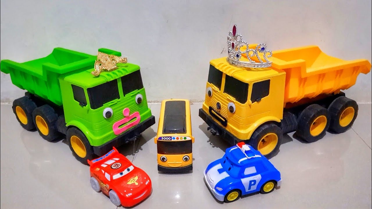 Mainan Mobil mobilan,Tayo,Lightning Mcqueen,Robocar Poli - YouTube