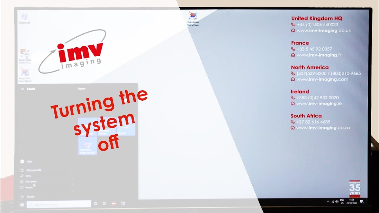 Carestream Image Suite: Turning the system off - video 7 - YouTube