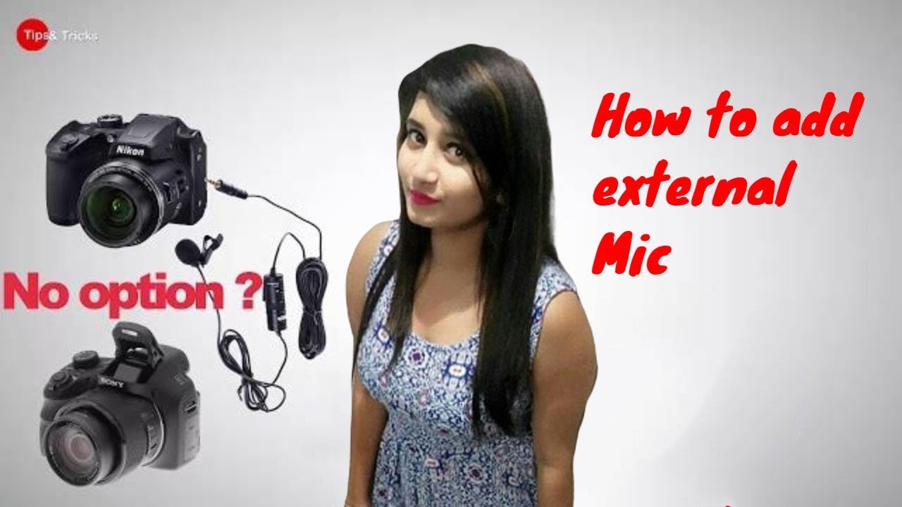 External Mic solution for Nikon B 500 Camera | How to dubbing audio for ...