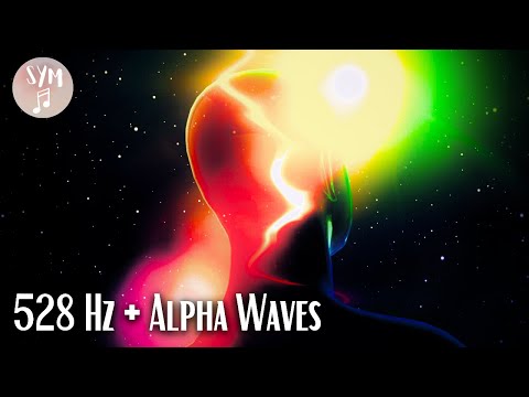 528Hz | Masaż mózgu falami alfa | Leczenie uszkodzeń ciała | Koncentracja | Regeneracja całego ciała