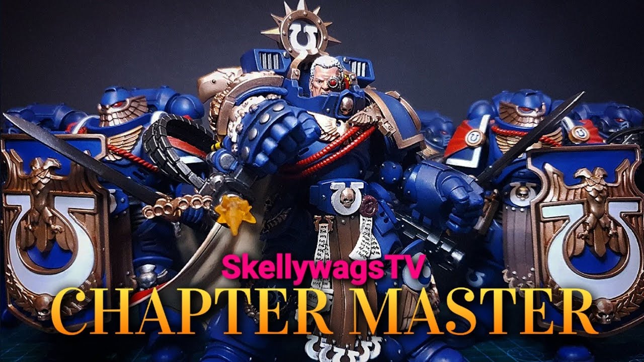 Joytoy Marneus Calgar Chapter Master Warhammer 40k 1/18 review - YouTube