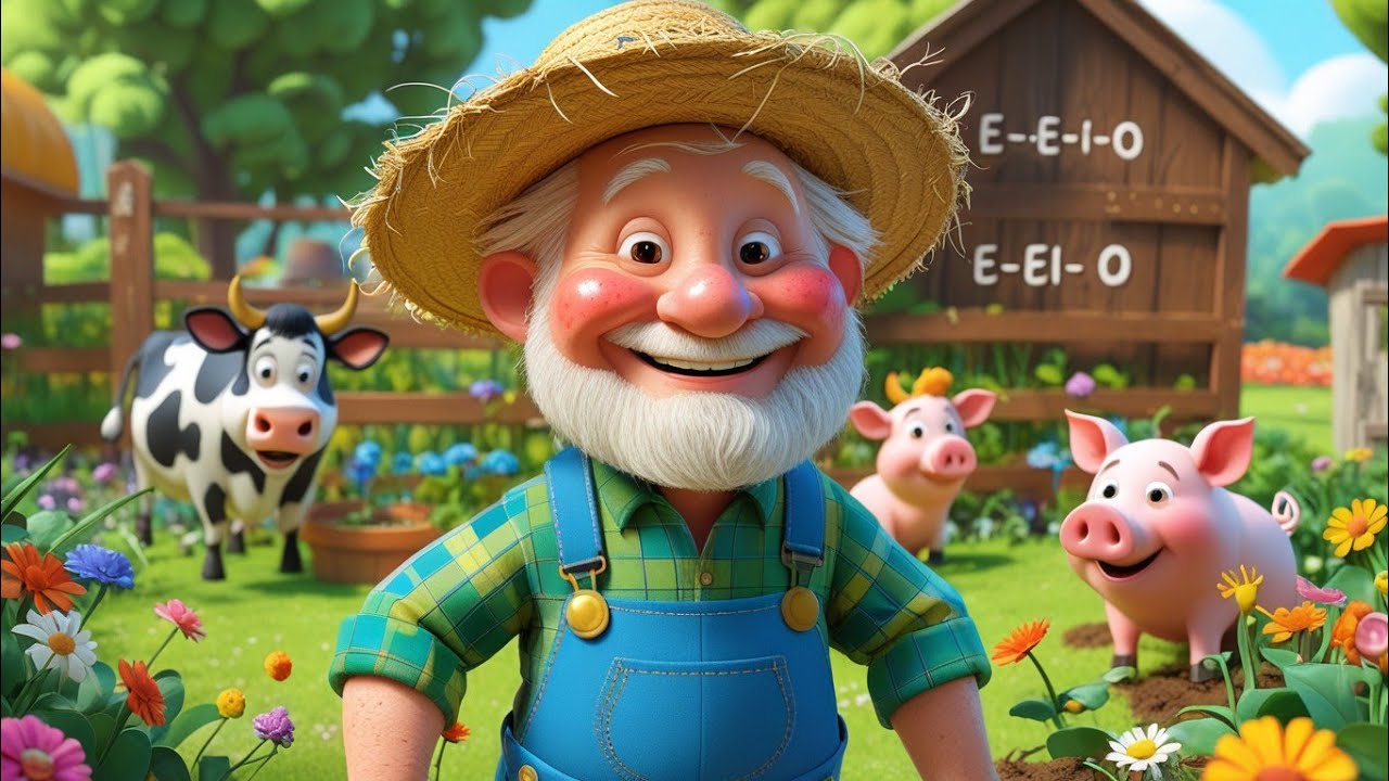 Old MacDonald had a farm, nursery rhymes for kids, # ...
