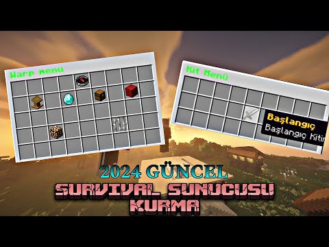 WARP MENÜ - KİT MENÜ | ATERNOS WARP VE KİT MENÜ YAPMA | #2 @nexrhtm