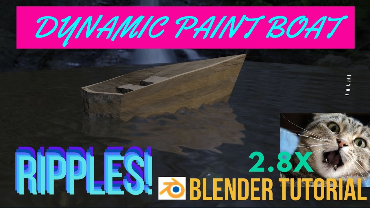 Easy Boat on Water with Dynamic Paint - Blender Tutorial - YouTube